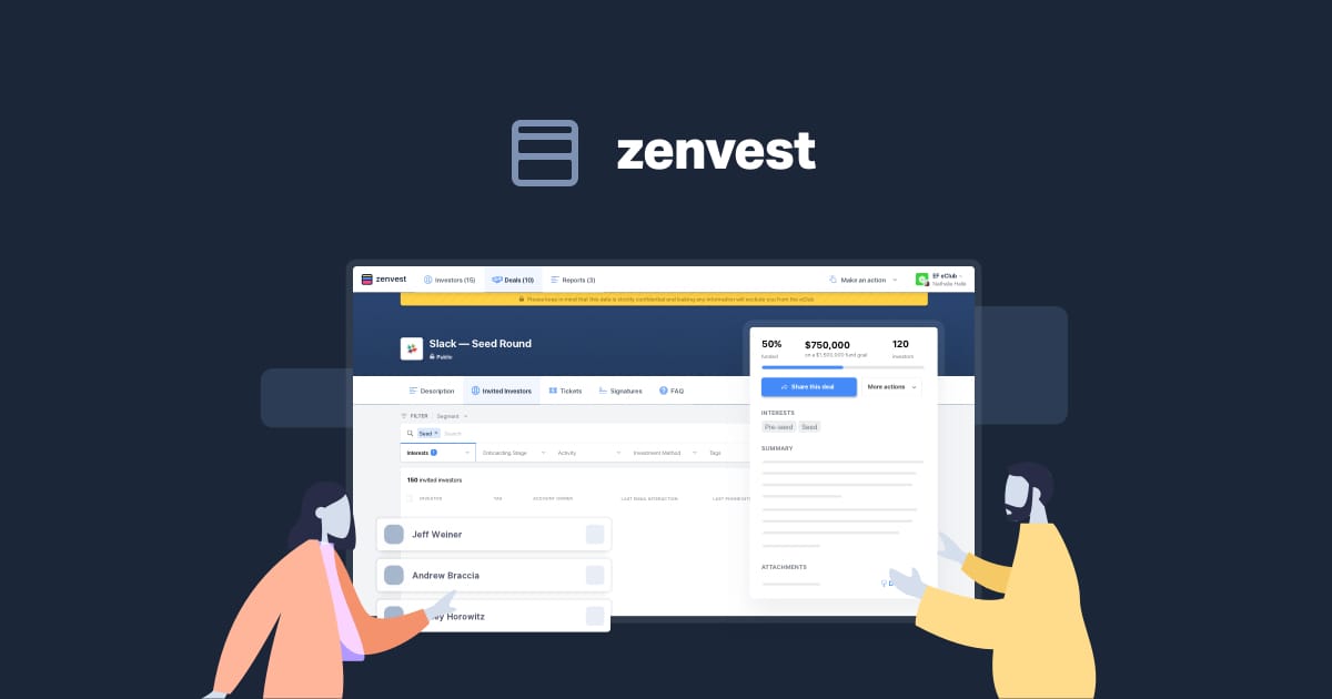 Zenvest: Streamline your entire fundraising cycle
